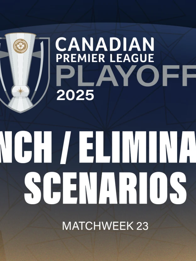 2025 CANADIAN PREMIER LEAGUE PLAYOFF SCENARIOS MATCHWEEK 23